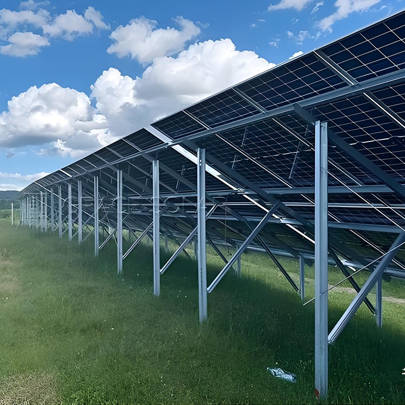 Ground solar mounting structure brackets solar pv ground mounted ...