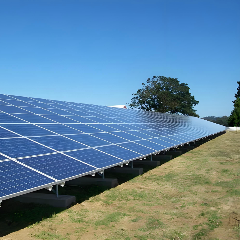Heavy-Duty Ground Solar Mounting Brackets with Robust Support for Large ...