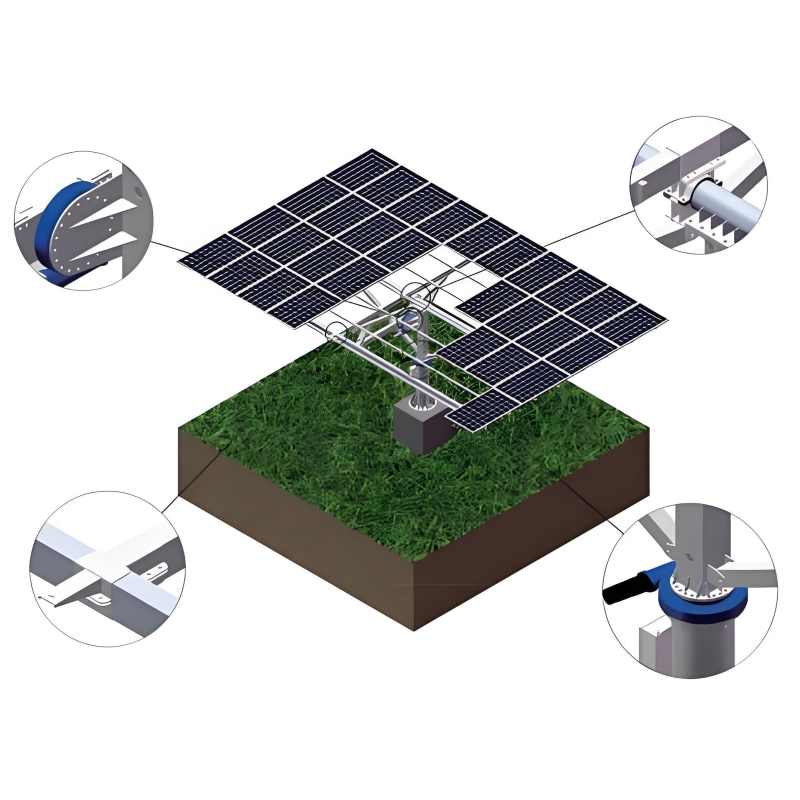 Solar Panel Mounting Brackets Multi Panel Arrays Support System ...