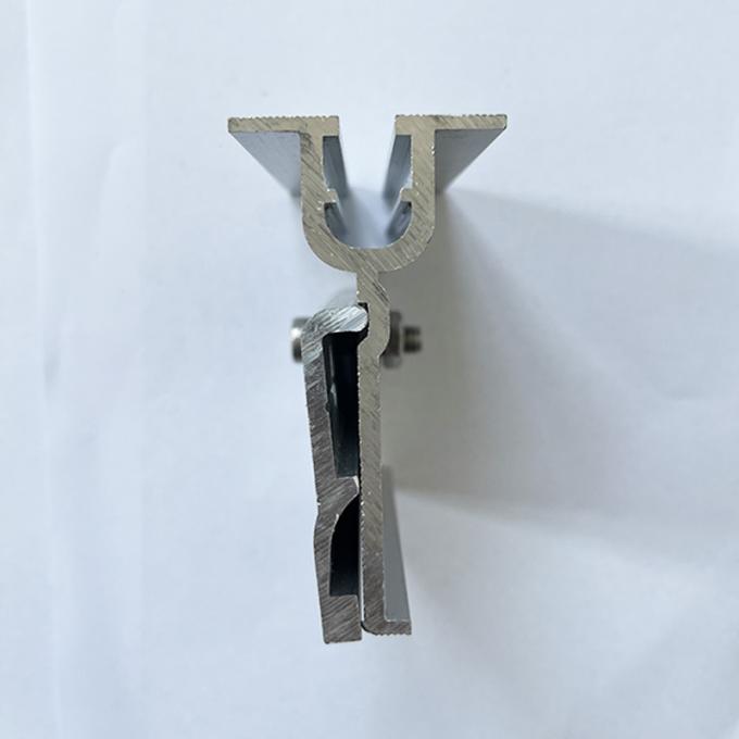 60M/S Wind Load Commercial Solar Panel Mounting Clamps Various Sizes