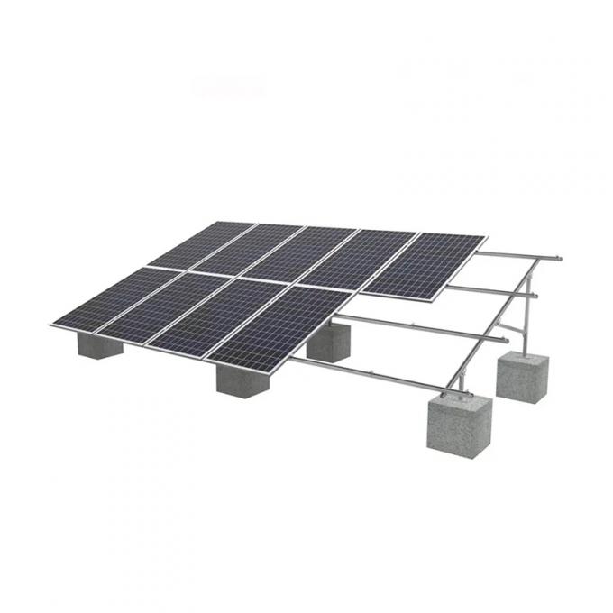 Solar Panel Mounting System Ground Screw Concrete Foundation Mount ...